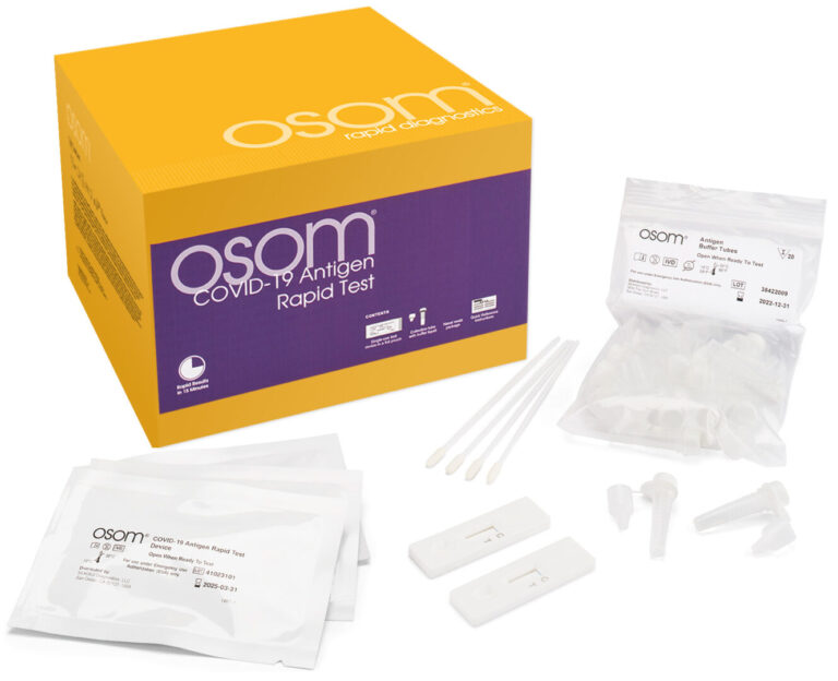 OSOM Covid-19 Rapid Antigen Test Kit (40/box) – Stat Technologies